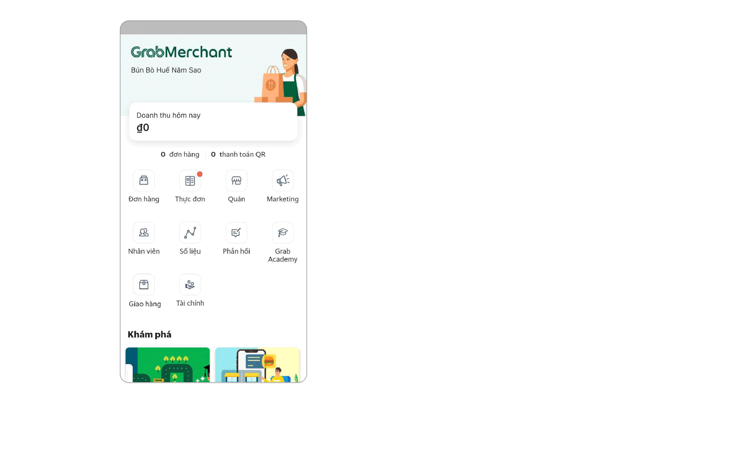 GrabMerchant Website
