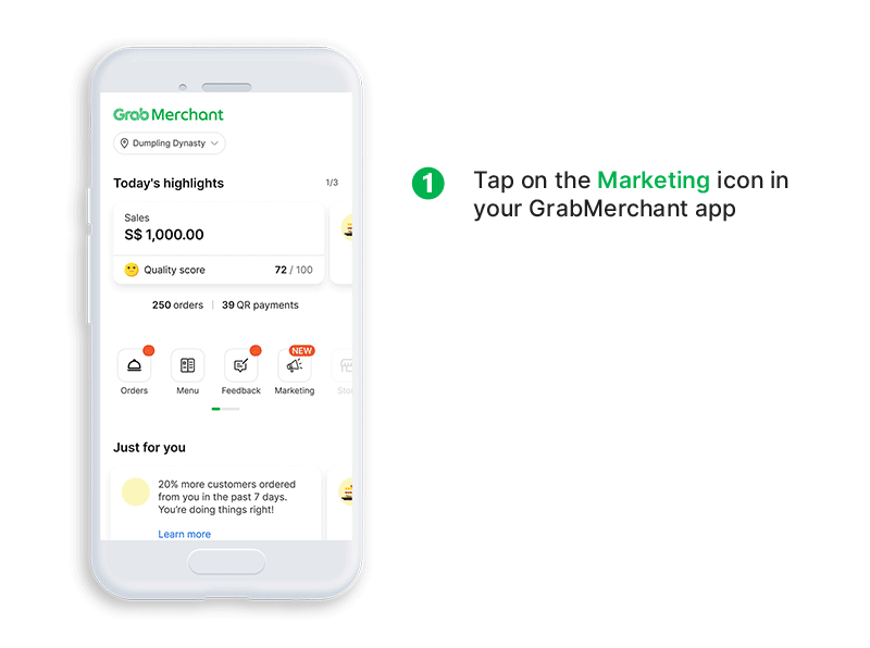 GrabMerchant Website